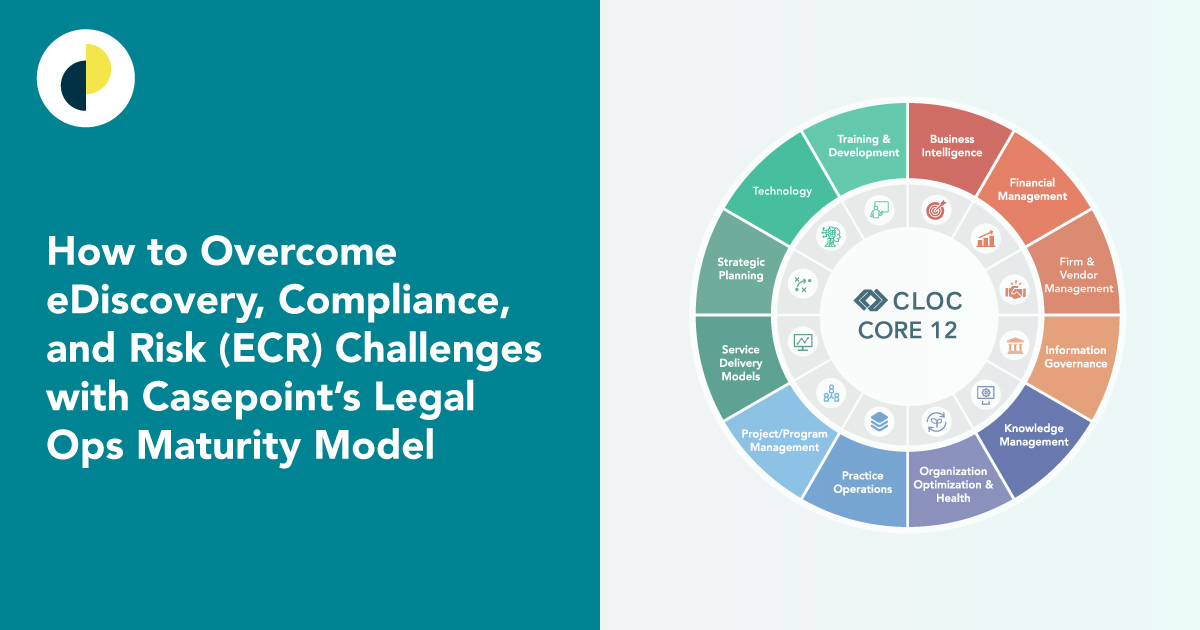 How to Overcome ECR Challenges with Casepoint’s Legal Ops Maturity Model