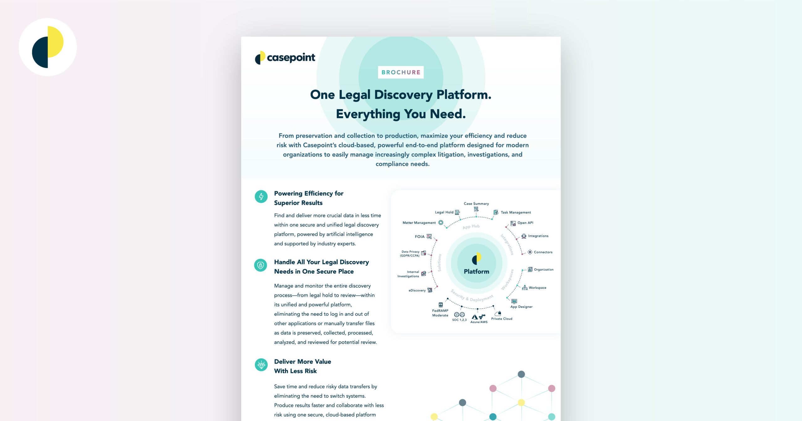 eDiscovery Brochure | Casepoint Powerful Legal Discovery Platform