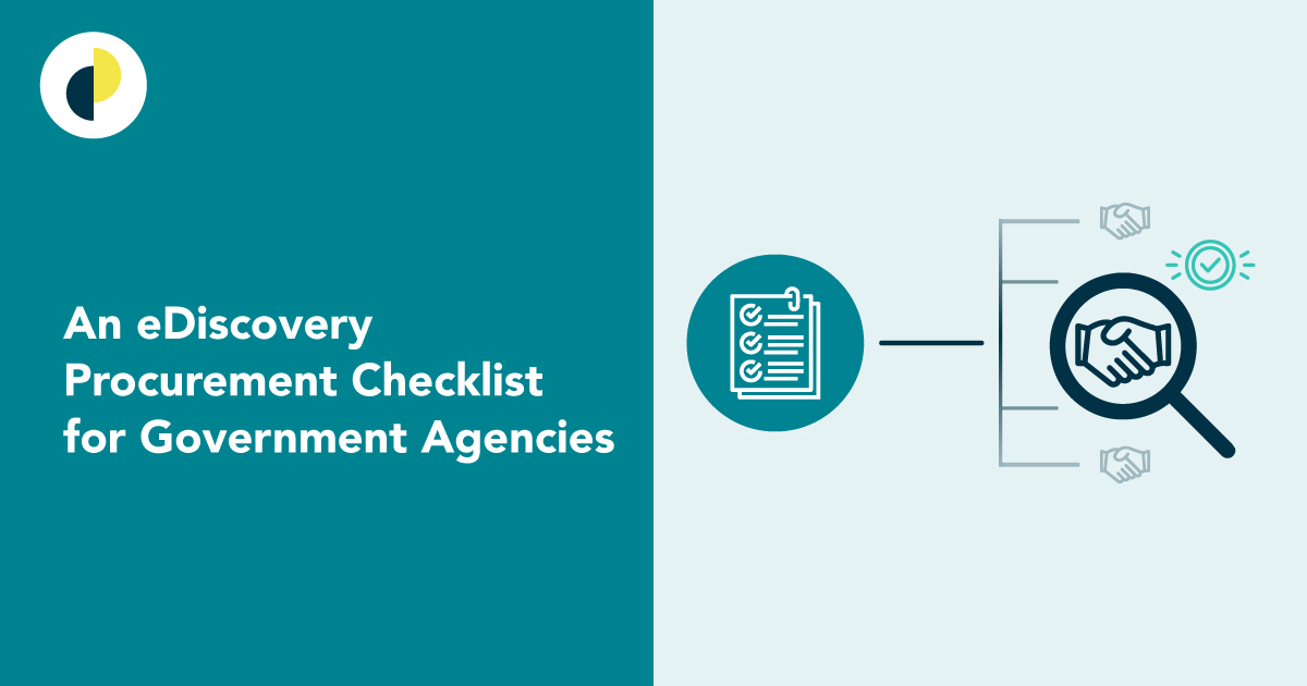 Government’s eDiscovery Procurement Checklist | Casepoint